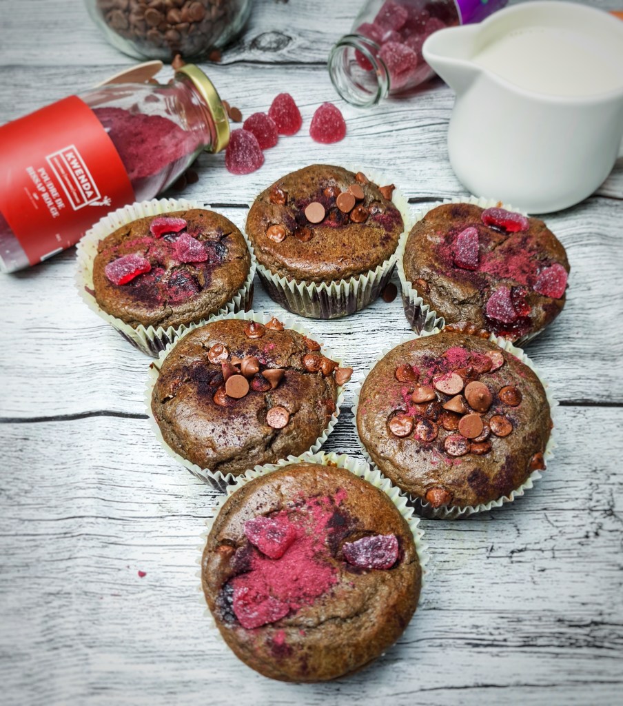 Bissap (Hibiscus) and Moringa Muffins - Farafinah Food MY CREATIONS, SUGARS